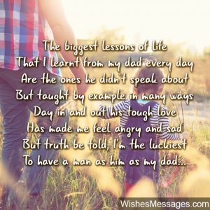 Thank You Poems for Dad – WishesMessages.com