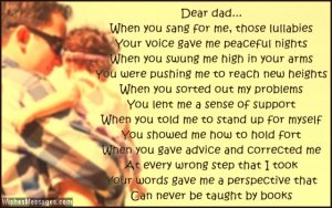 Thank You Poems for Dad – WishesMessages.com