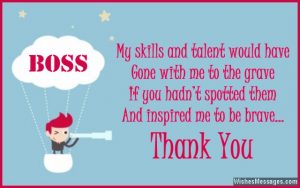 Thank You Notes for Boss: Messages and Quotes to Say Thanks ...