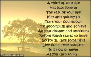 30th Birthday Poems – WishesMessages.com