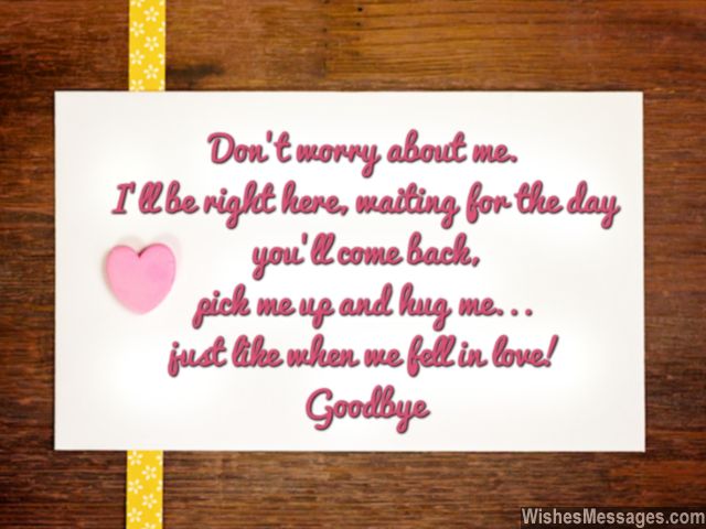 Goodbye Messages for Husband: Quotes for Him – WishesMessages.com
