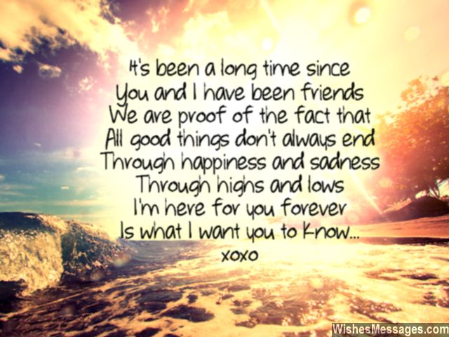 Thank You Poems for Friends: Friendship Poems – WishesMessages.com