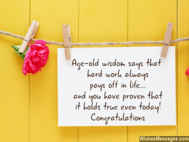 Congratulations for Passing Exams and Tests: Best Wishes for Students ...