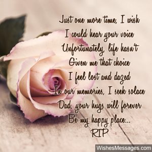 RIP Poems for Dad: Funeral Poems for a Father’s Death – WishesMessages.com